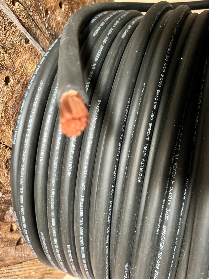 Flexible Battery / Welding Cable 2/0 AWG Solar optional Black and/or ...