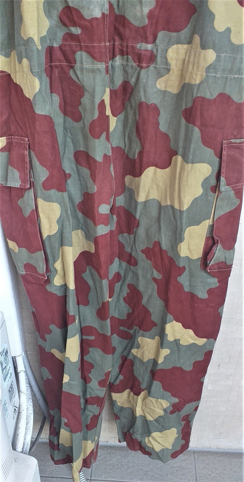 Italian M29 1950s camouflage suit same WW2 German Tanker camo suit sz ...