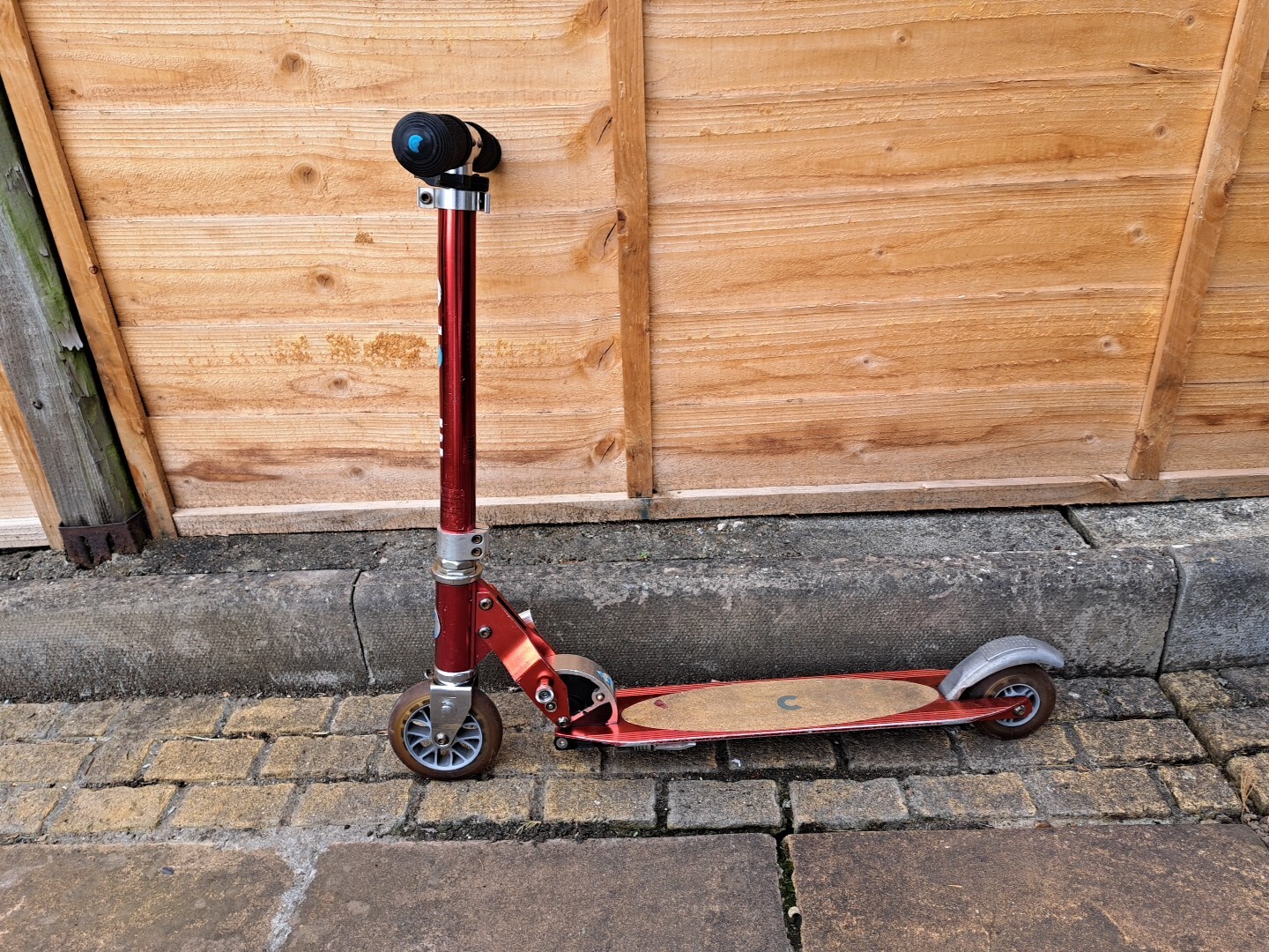 Micro Sprite Kids Push Scooter Aluminum Red Stripe SA0178 Foldable ...
