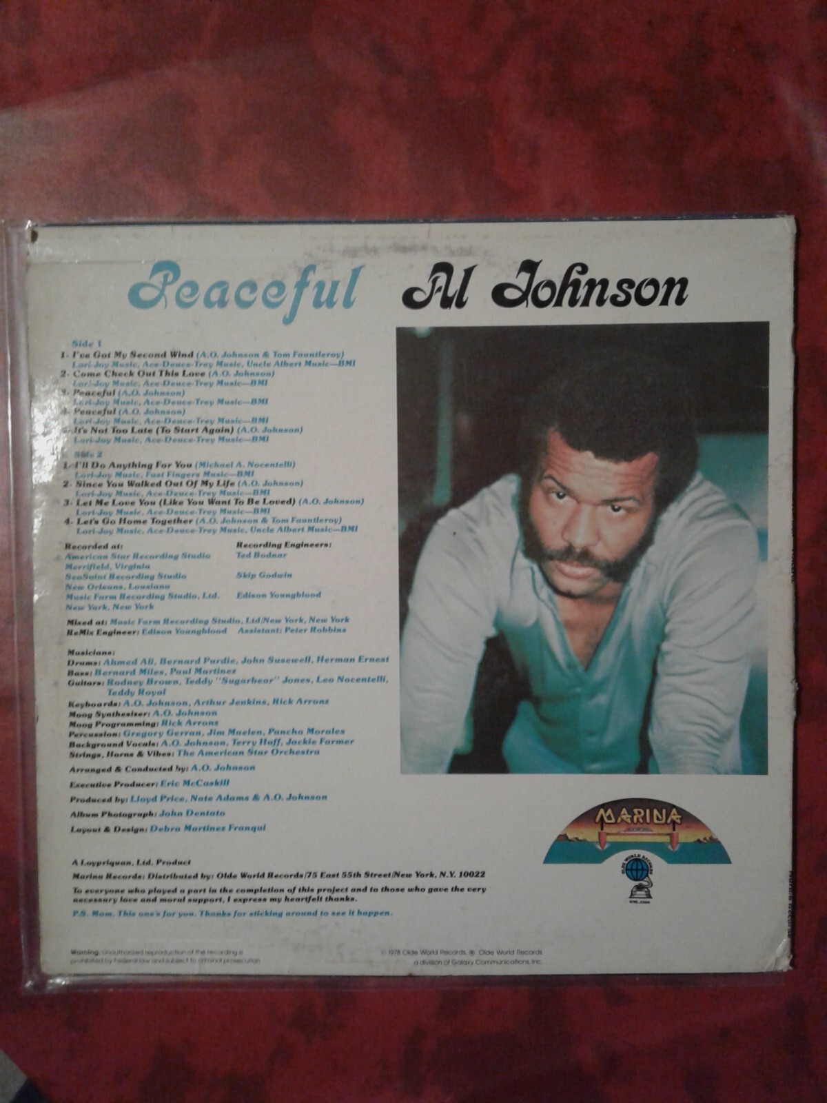 Al Johnson – Peaceful / LP WML-5000 | eBay