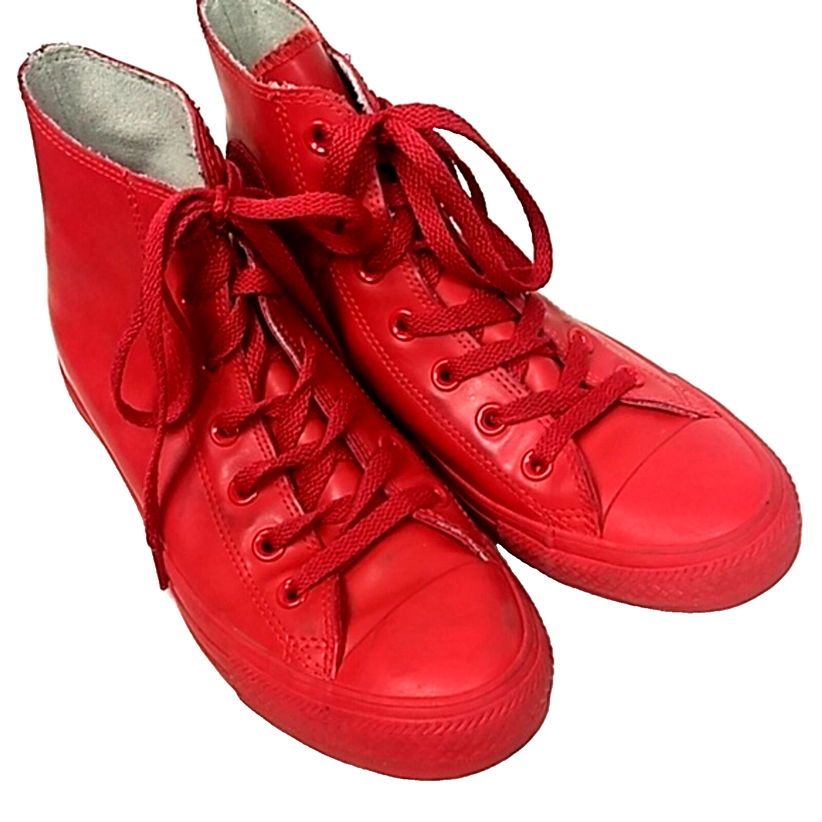 Converse, Chuck Taylor Red rubber lace up street hiker unisex sz 6 /8 ...