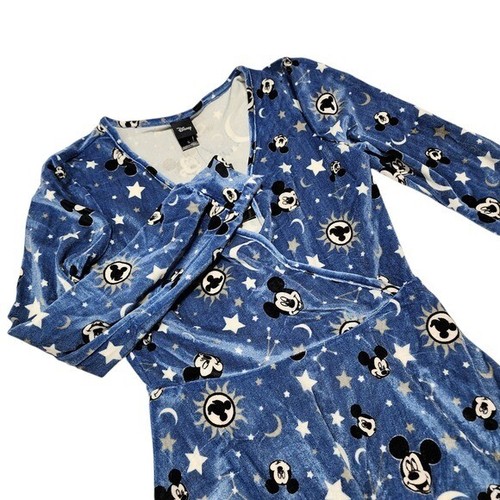 NEW Disney Mickey Mouse Constellation Wrap Dress Celestial Print Small ...