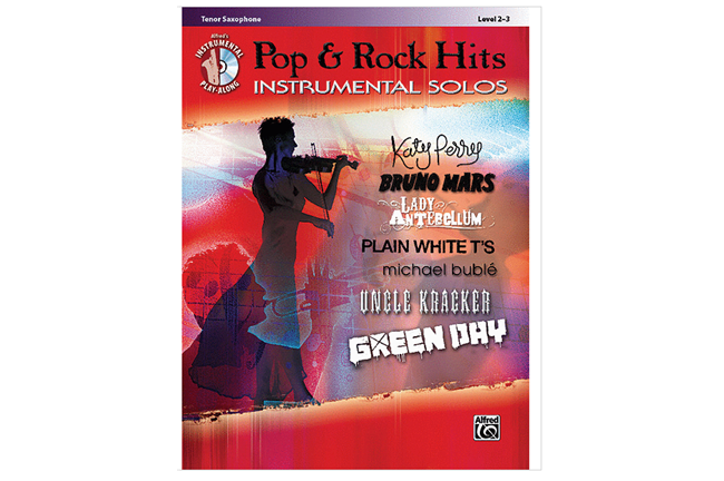 "POP & ROCK HITS INSTRUMENTAL SOLOS" FOR TENOR SAX MUSIC BOOK/CD NEW ON ...
