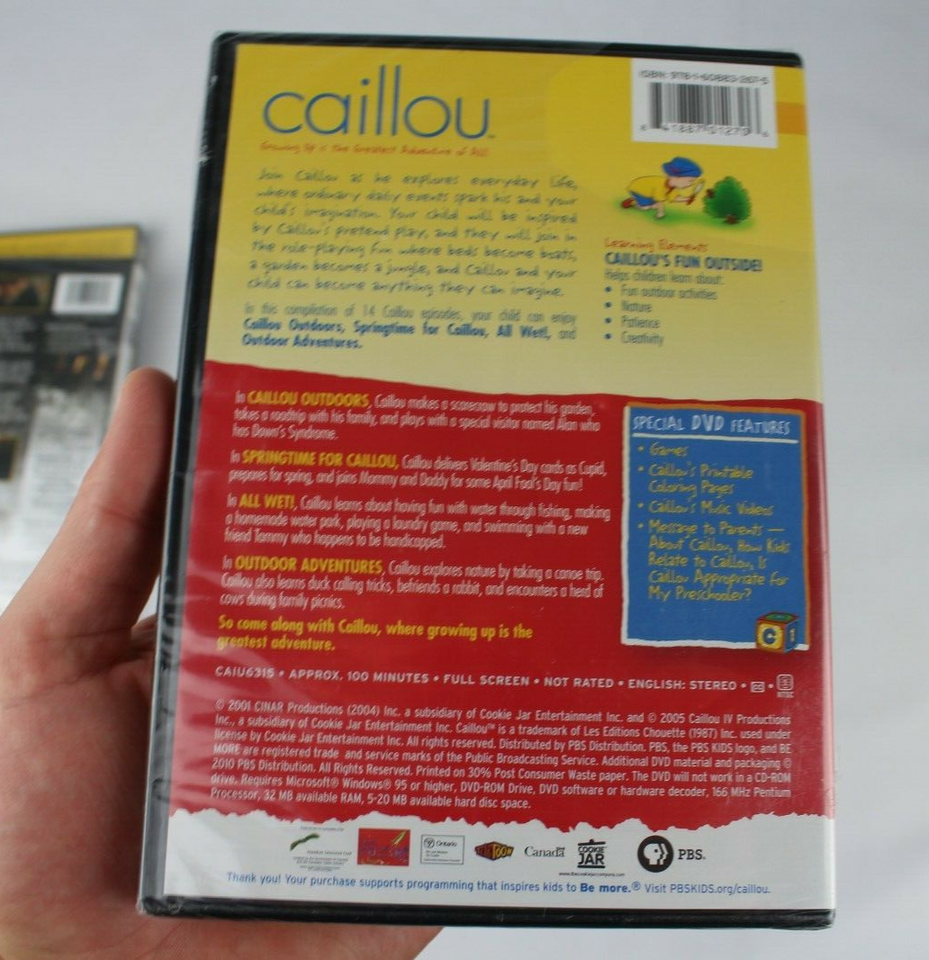 CAILLOU FUN OUTSIDE PBS KIDS 14 ADVENTURES DVD SEALED *QUICK SHIP* | eBay