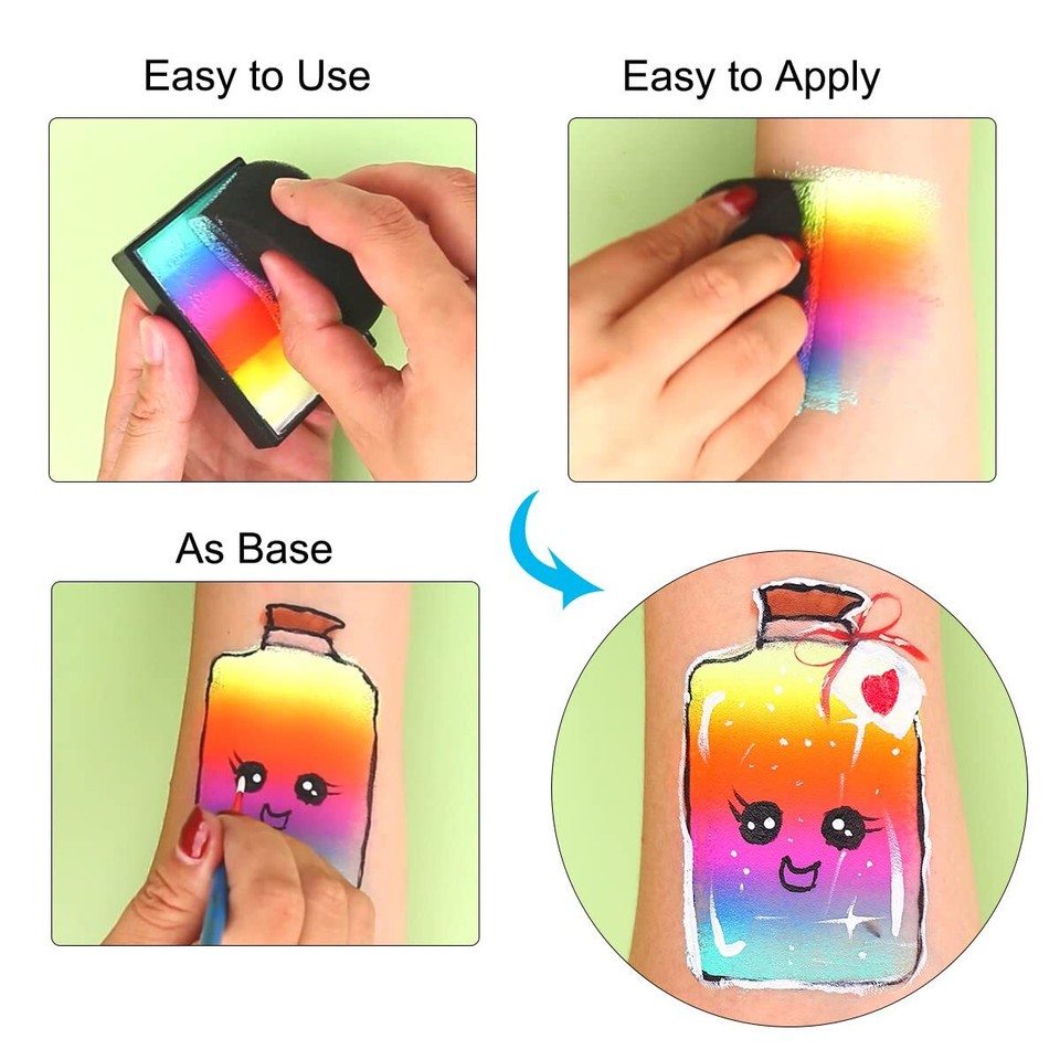 Bowitzki 40g Face Paint Body Paint Pure Face and Body Makeup Christmas ...