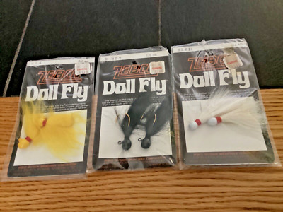 THREE (3) Vintage Zebco Sealed Doll Fly Packs-assorted sizes | eBay