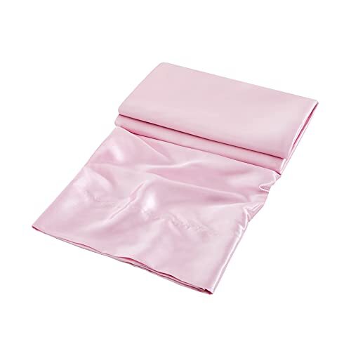 Satin Flat Sheet Only King Flat Sheet 1 - Piece Pink Top Sheet Extra ...