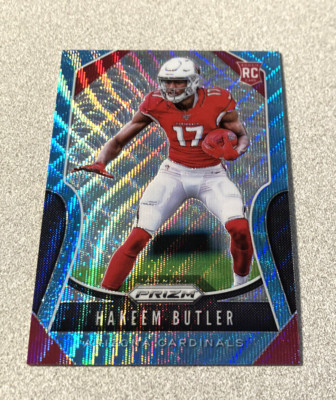 2019 Panini Prizm RC Blue Wave Prizm #350 Hakeem Butler Cardinals /199 ...