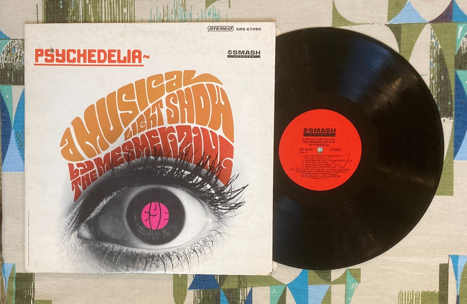 The Mesmerizing Eye LP Psychedelia - A Musical Light Show 1967 Psych ...