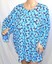 N Touch Women Plus 1x 2x Blue White Navy Elegant Chiffon Tunic Top ...