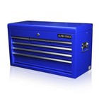 162 US PRO TOOLS BLUE MECHANICS 6 DRAWER TOOL STORAGE CHEST BOX CABINET ...
