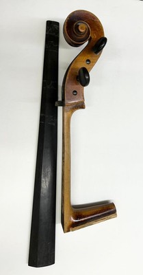Old Antique Cello Neck with Fingerboard and Pegs 4/4 Germany | eBay