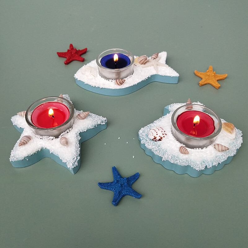 Fish Starfish Shell Boat Candle Holder Romantic Valentine's Day ...