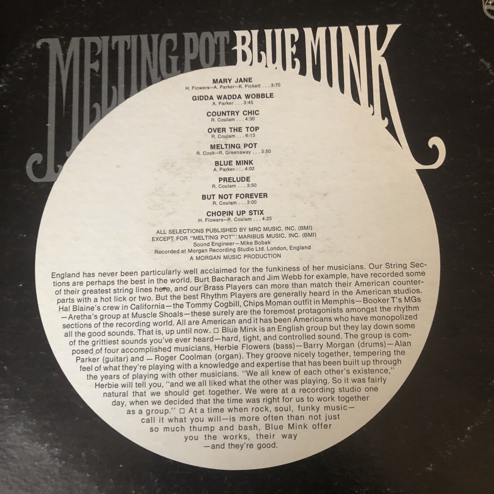 BLUE MINK "Melting Pot" LP 1970 (PHILIPS PHS 600-323) Madeline Bell ...