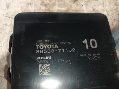TOYOTA HILUX ECU 4WD CONTROL MODULE P/N 89533-71102, 09/15- 15 16 17 18 ...