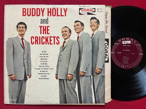 BUDDY HOLLY & THE CRICKETS~SELF TITLED LP (1962) CORAL CRL 57405 | eBay