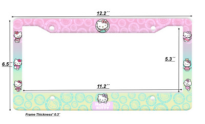 Kitty License Plate Frame, Hello Kitty Kity, | eBay