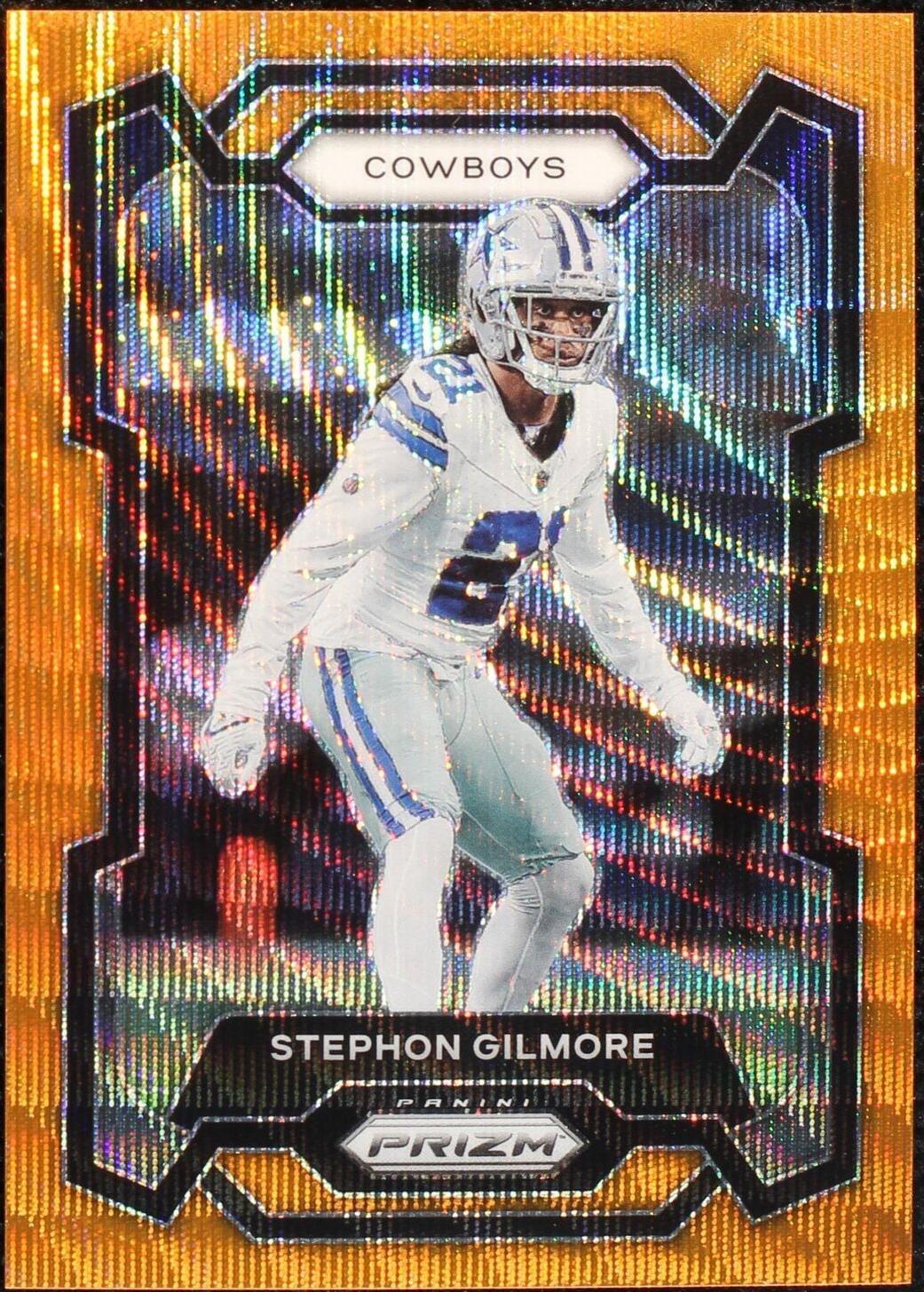 2023 Panini Prizm - Stephon Gilmore #77 Orange Wave Prizm /60 for sale ...