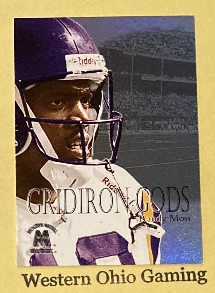2000 Skybox Molten Metal Randy Moss #1 Gridiron Gods | eBay