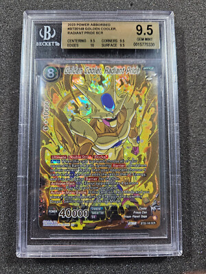 🌟 2023 Dragon Ball Super - Golden Cooler, Radiant Pride SCR BGS 9.5 ...