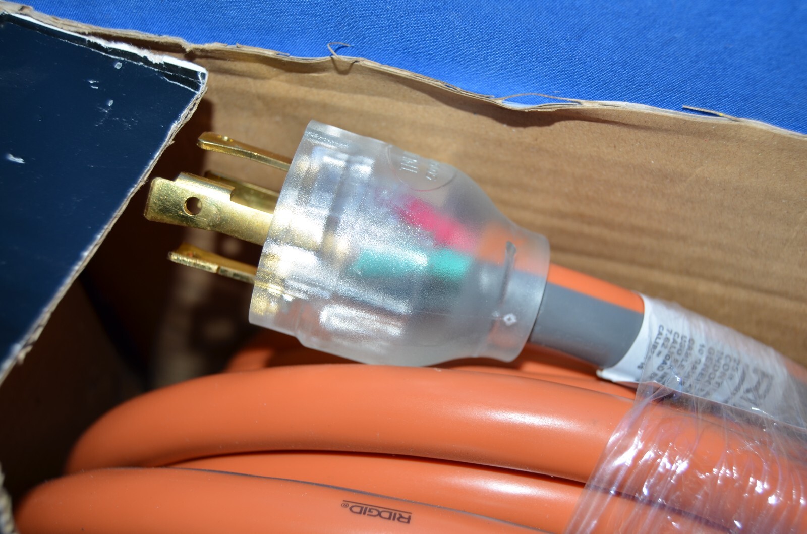 Ridgid 10 Gauge 25 FT Generator Extension Cord Heavy Duty | eBay