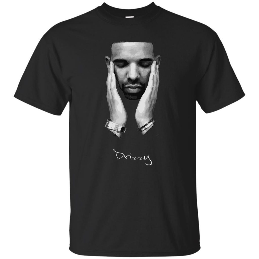 Drizzy Drake Rapper OVO Black and Grey Face High-Quality Black Unisex ...