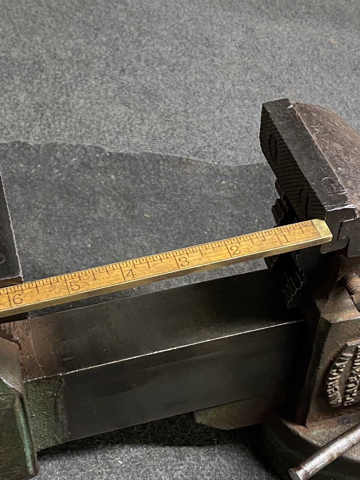 Vintage American Scale 3-1/2” Combination Swivel Base Vise All Original ...