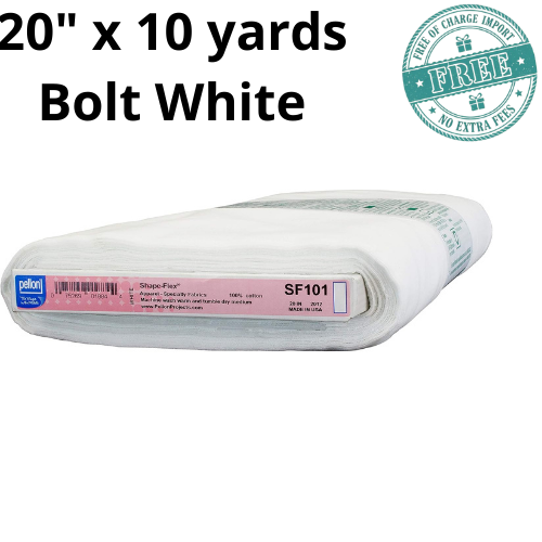 Pellon SF101 Shape-Flex® Cotton Woven Fusible Interfacing 20" x 10 ...