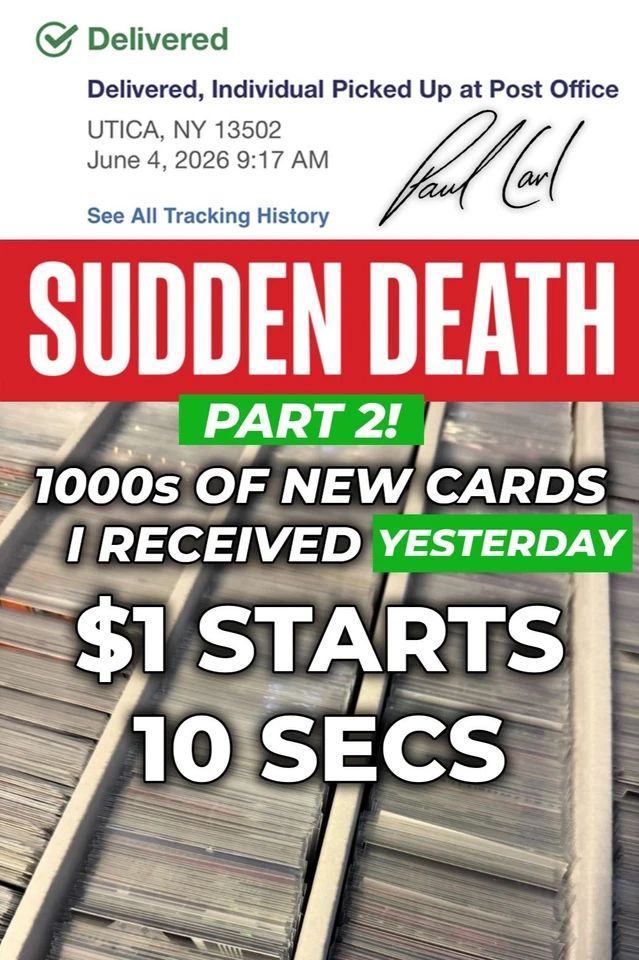 Sudden Death Rapid Fire Singles Baseball Basketball Football | eBay ...