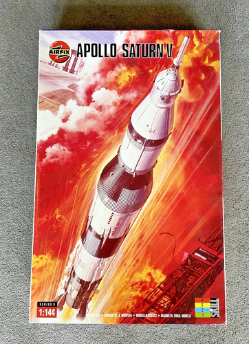 1/144 Vintage Airfix Apollo Saturn V Space Rocket 1970s Model Kit 09170 ...