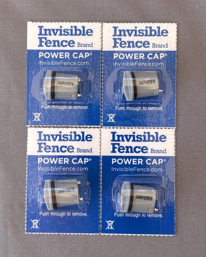 Lot/ 4 Invisible Fence Co. New Power Cap Batteries for Computer Collar ...