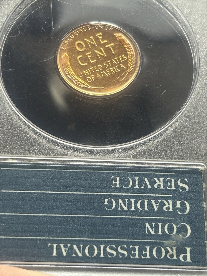 1953 P Lincoln Wheat Cent Penny Rattler PCGS PR66 RD Red Old Green ...