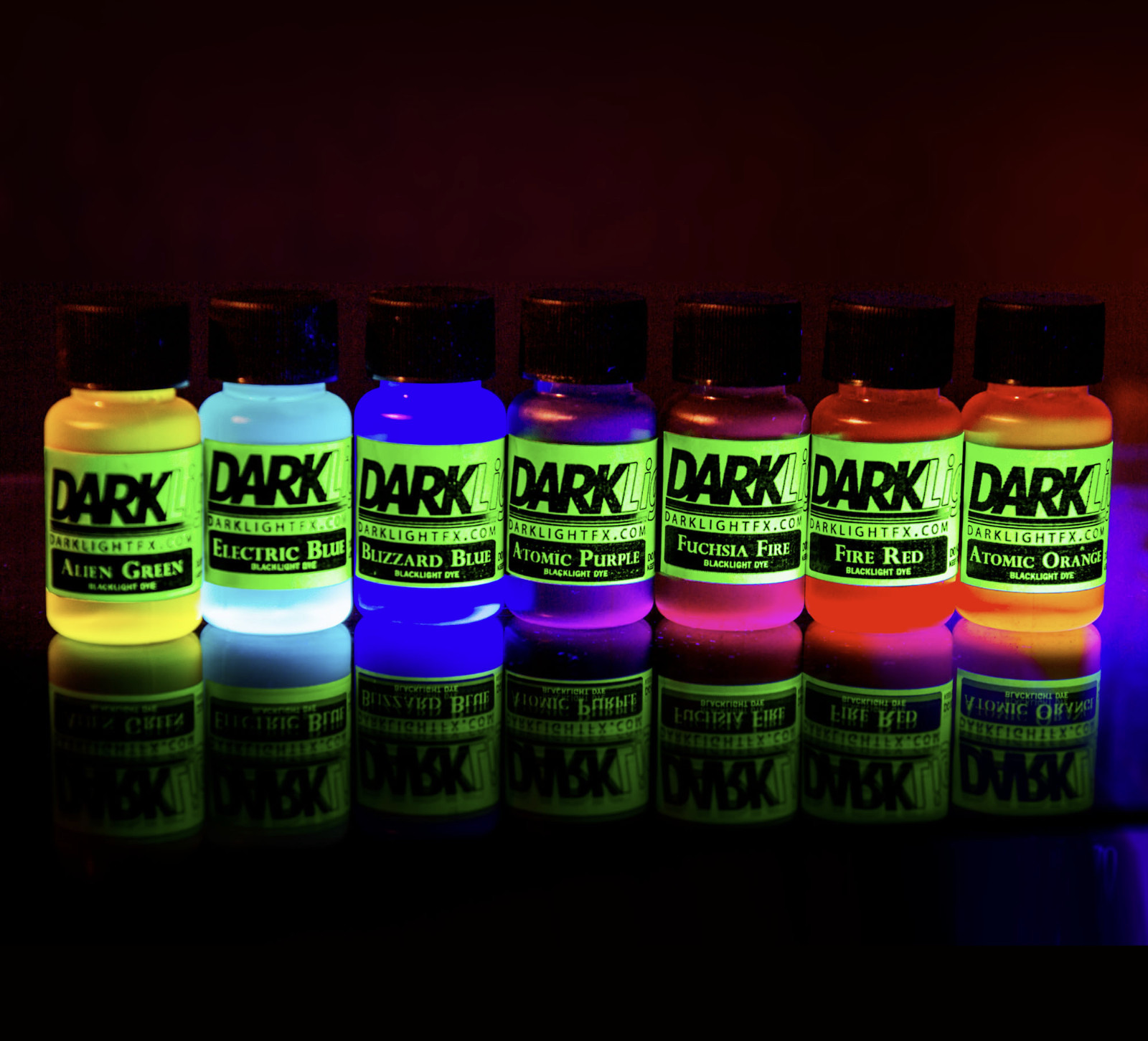 GLOWING Liquid: UV Neon Blacklight Reactive Dye / Paint / Ink / Special ...