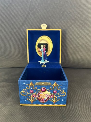 Official Disney Parks Frozen Elsa & Anna Music Box / Jewelry Box 2013 ...