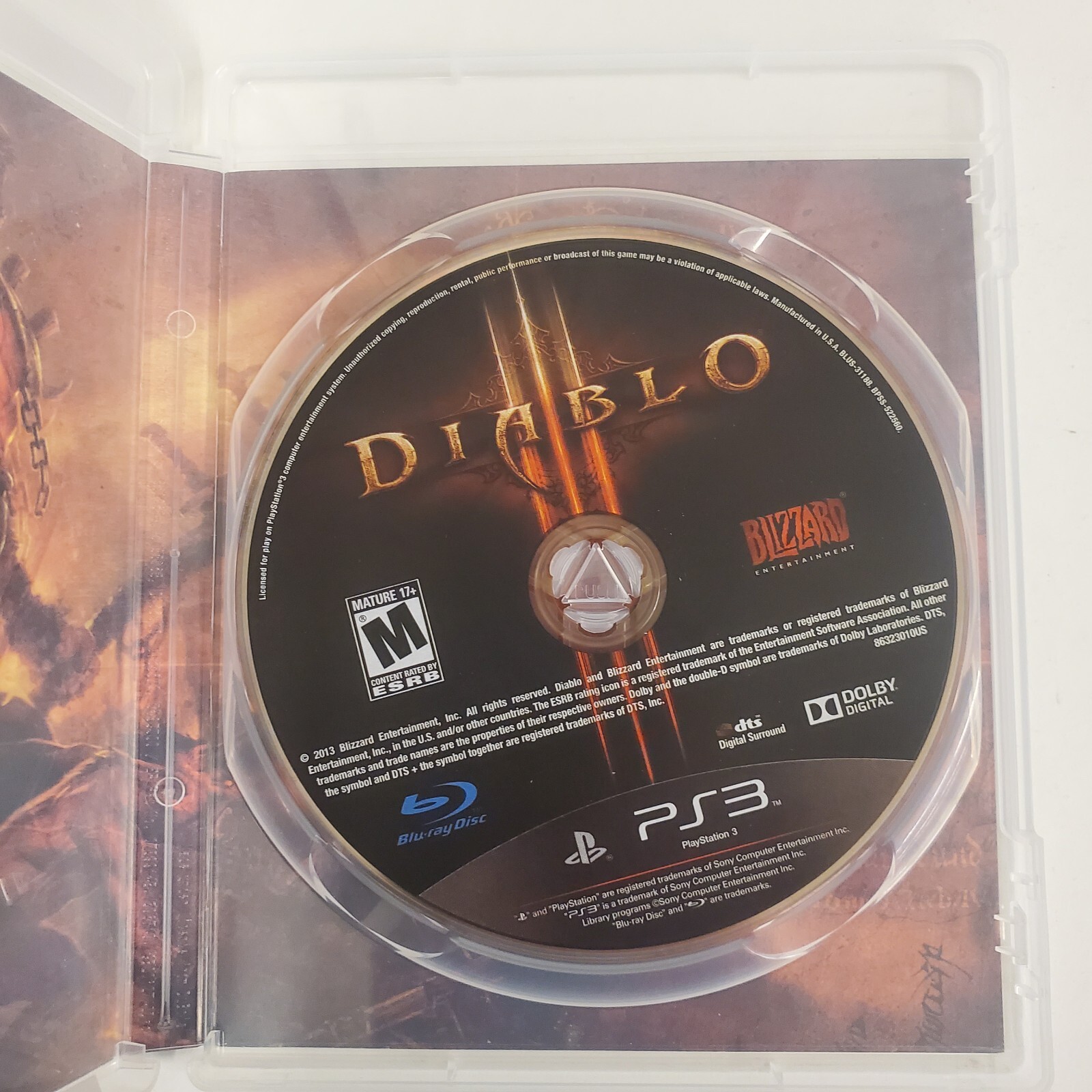 Diablo III PlayStation 3 PS3 No Manual Free Fast Shipping 47875863231| eBay