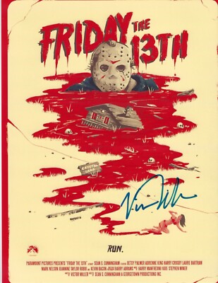 VICTOR MILLER Signed 8.5 x 11 Photo FRIDAY THE 13TH Horror Movie Writer ...
