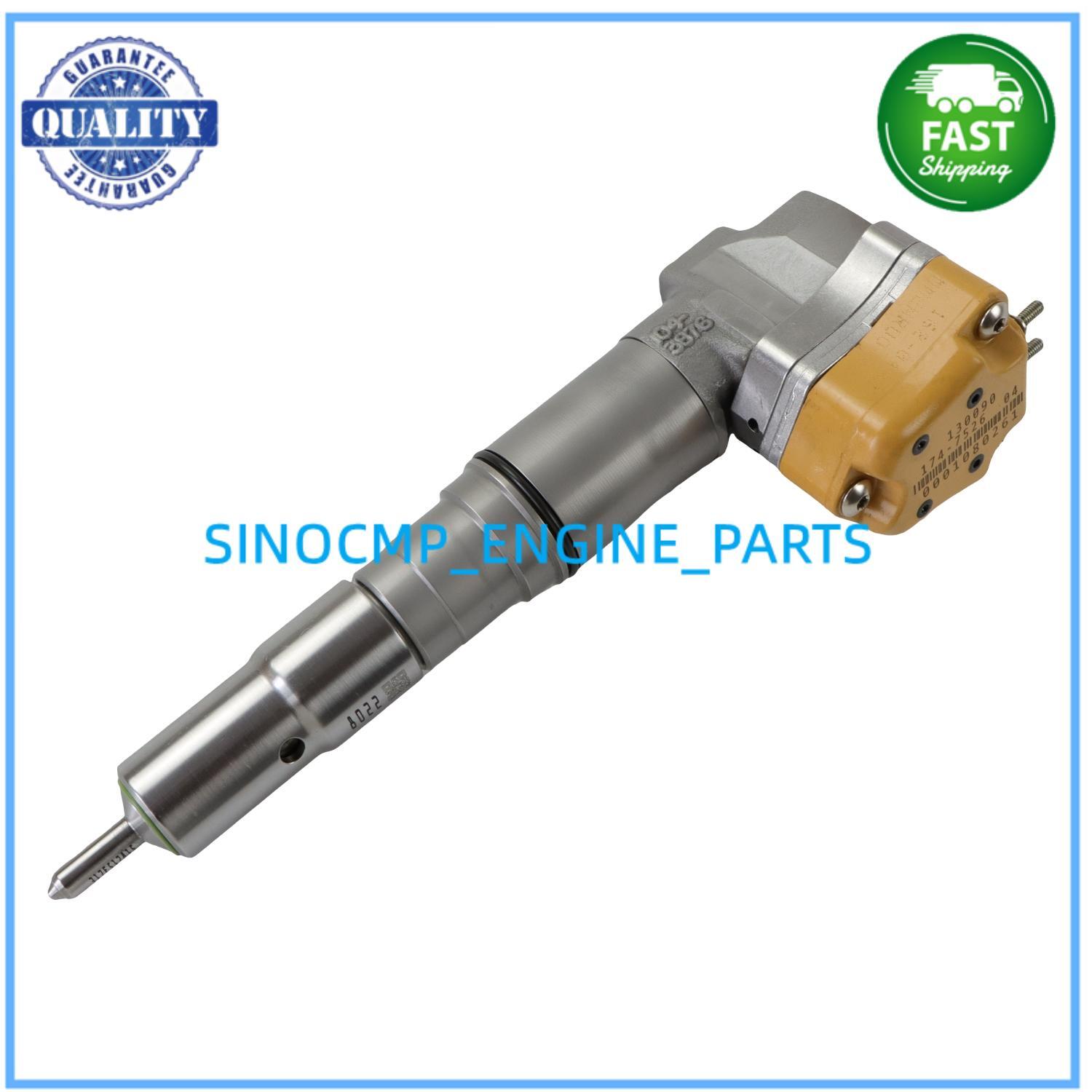 3408 3412 Fuel Injector 174-7526 20R-0758 for CAT AD40 AD45 AE40 AE40 ...