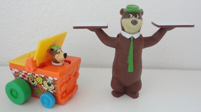 (2) Yogi Bear Wendy's Fast Food Toys~1999 Picnic Basket Car + 2010 Toy ...