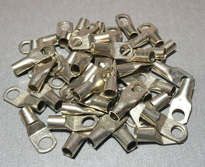 10/20/50Pcs SC10-6 Ring Terminals Crimp Cable Lugs 10mm² 8AWG M6 Bolt ...