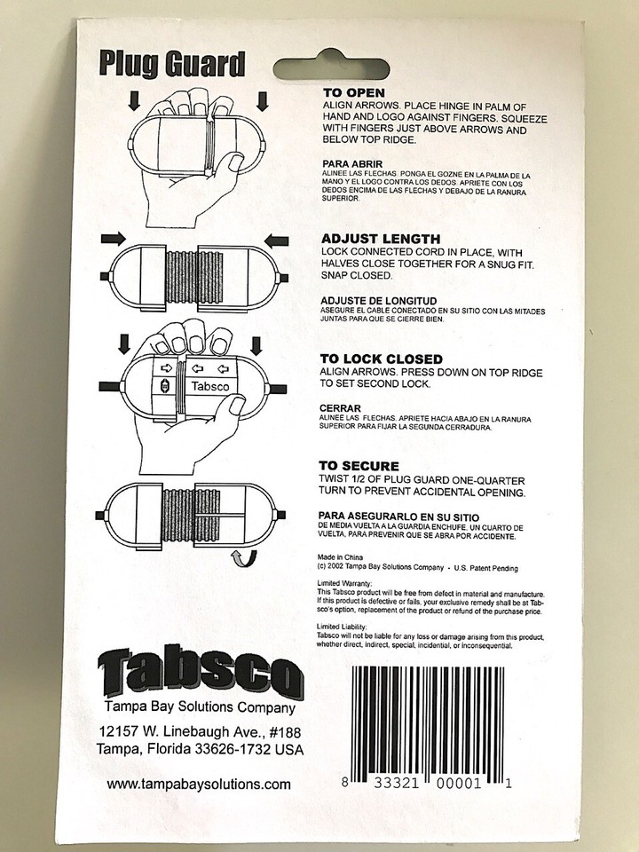 Plug Guard & Extension Cord Connection Cover - Secure & Protect (NEW ...