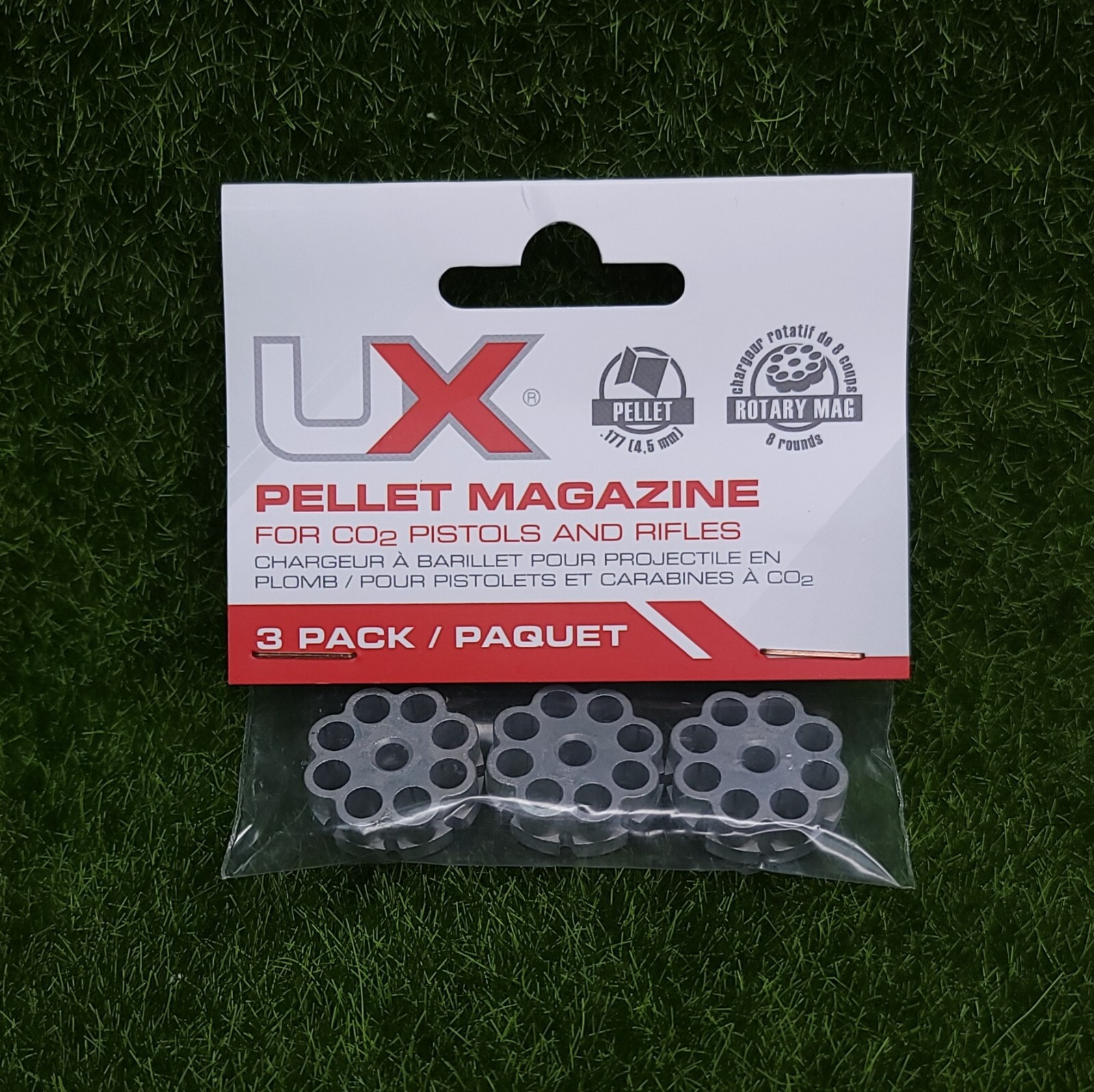 Umarex Rotary Magazine .177 Cal Pellet Air gun Pistol 3 Pack - 8 Round ...