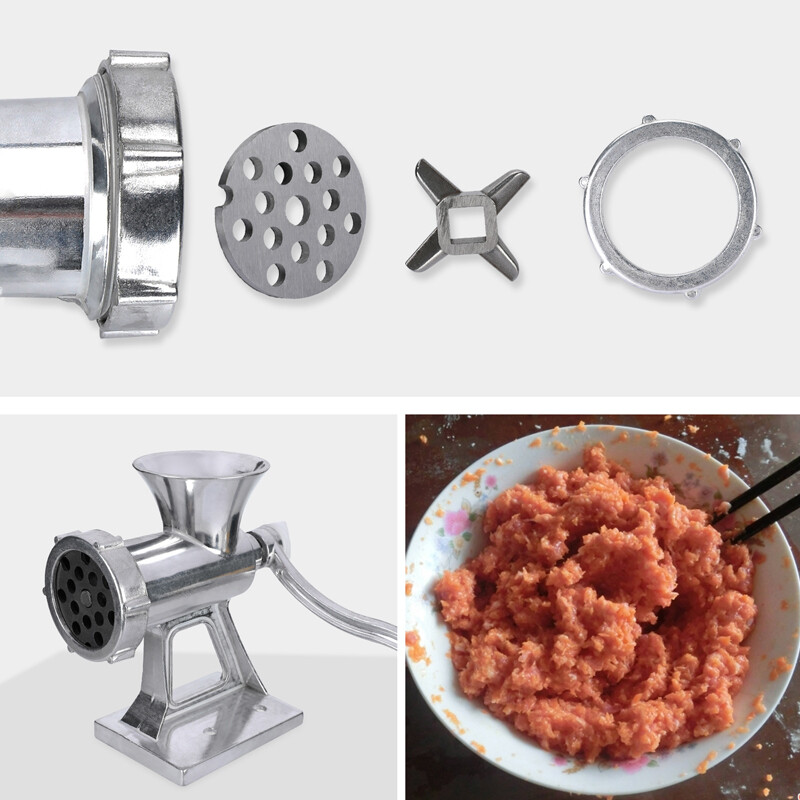 Heavy Duty Table Top Meat Grinder Hand Crank Mincer Sausa Filler Food ...