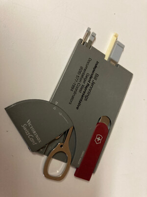 Victorinox Swiss Card Multi-Tool Wallet Original Vintage Gray | eBay