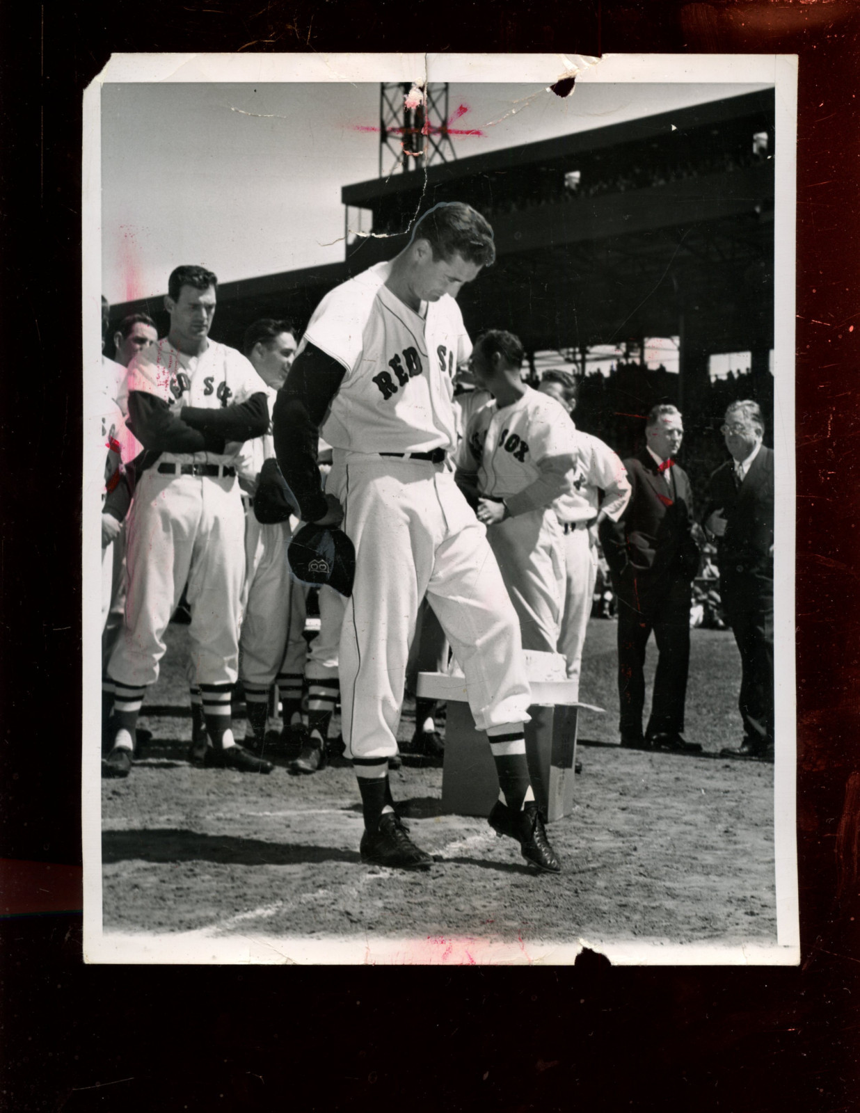 Original May 1 1952 Ted Williams & Walt Dropo Boston Red Sox Wire Photo ...