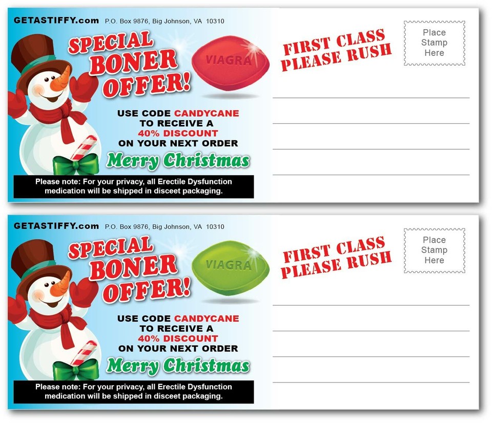 4 Christmas Adult PRANK Mail Postcards Card FUNNY Joke Revenge Gag Gift ...