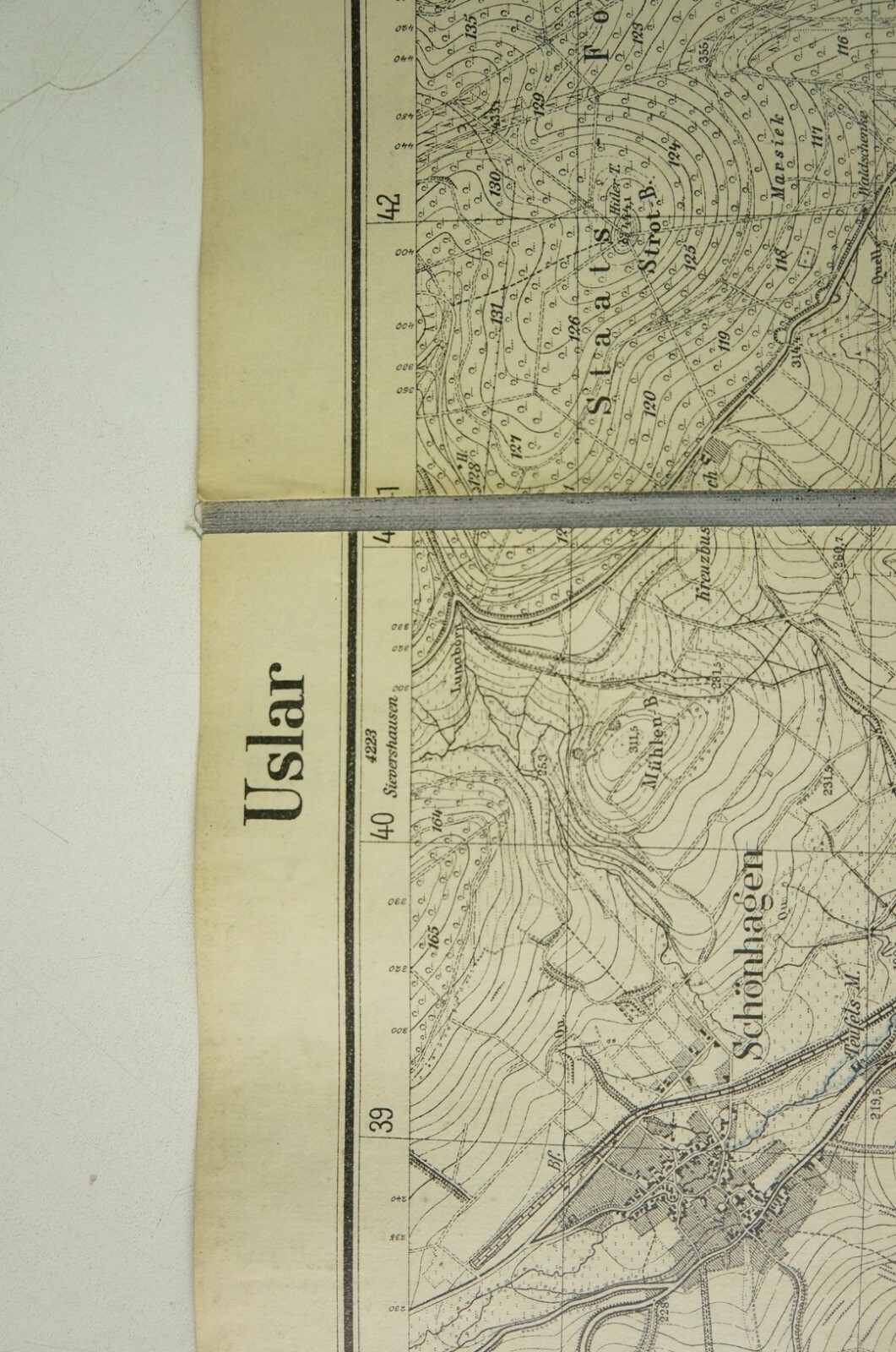 4323 Uslar 1:25.000 Landkarte Topographische Karte 1937 E-608 | eBay.de