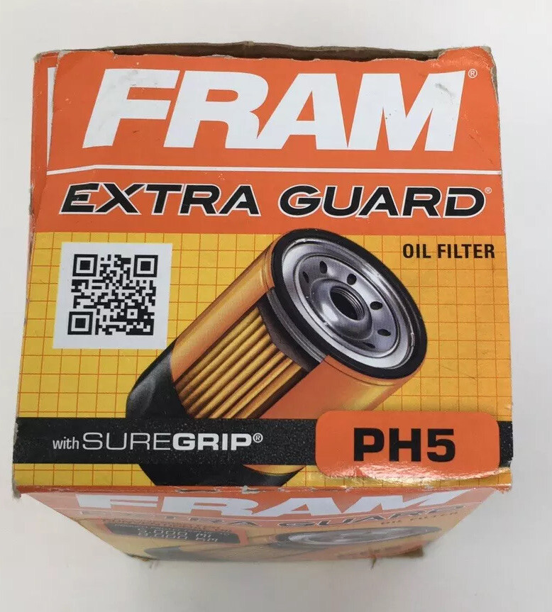 engine oil filter FRAM extra guard PH5 with suregrip (open Box) | eBay