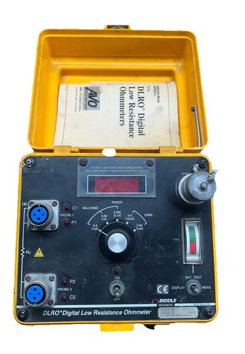 Biddle 247000-8 DLRO Digital Low Resistance Ohmmeter Megger | eBay