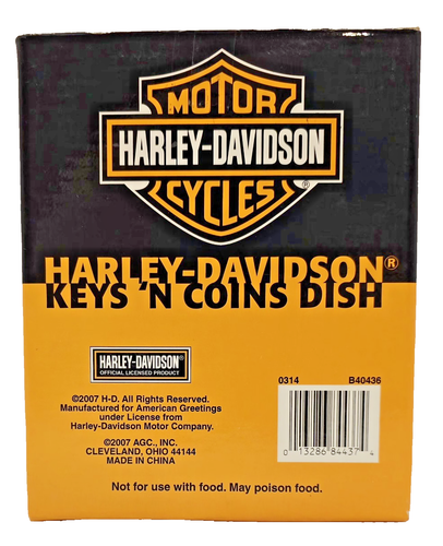 American Greetings 2007 Harley-Davison Keys & Coins Dish | eBay