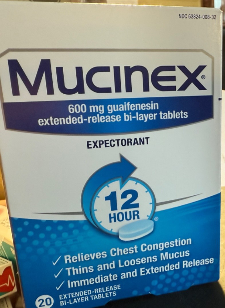 MUCINEX EXPECTORANT 12 HOUR CHEST CONGESTION 09/2027 | eBay